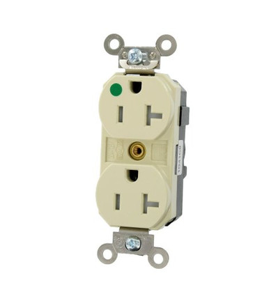Leviton MT830-ILI Lev-Lok 20-Amp 2P 3W Tamper-Resistant Illuminated ...