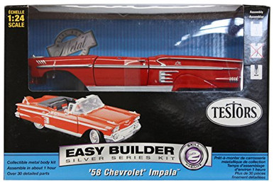 Testors Prepainted Metal Car Model Kit Red - Warehousesoverstock