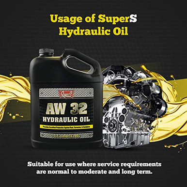 SuperS S Anti-Wear AW32 Hydraulic Oil for Log Wood Splitters Gear ...