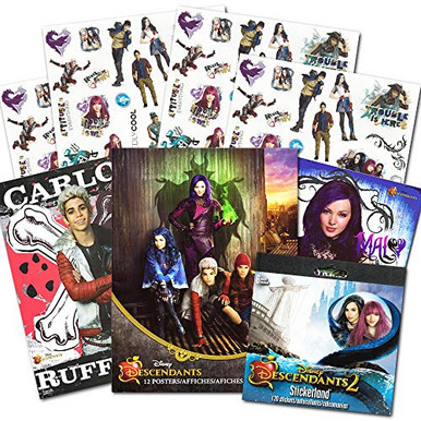 Disney Descendants Poster Book Super Set -- 12 Descendants Posters ...