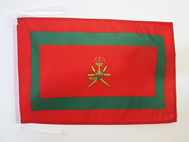 AZ FLAG Standard of The Sultan of Oman Flag 18'' x 12'' Cords ...