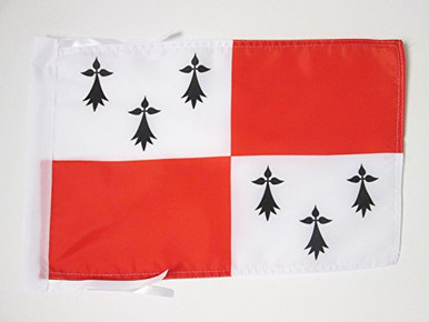 AZ FLAG Pays de Dol Flag 18'' x 12'' Cords - Bro-Zol in Brittany Small ...