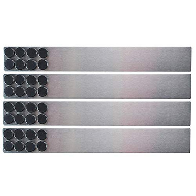 Lockways Magnetic Whiteboard Strip Set 4 Pieces 2 x 15 Inch Bulletin ...