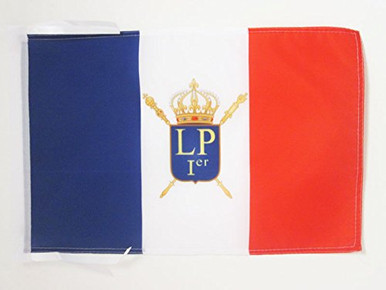 AZ FLAG Louis-Philippe I of France 1830-1848 Flag 18'' x 12'' Cords ...