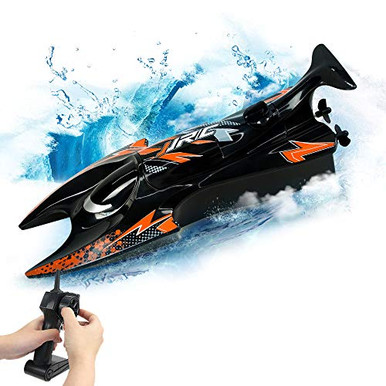 WQ RC Mini Boat 2 4Hz Remote Control Speed Boat Dual Motors Self ...