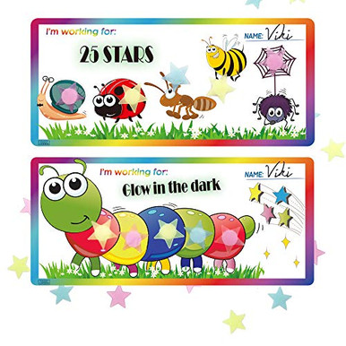 Magnetic Cute Caterpillar Reward Chart and Working Animal Behavior ...