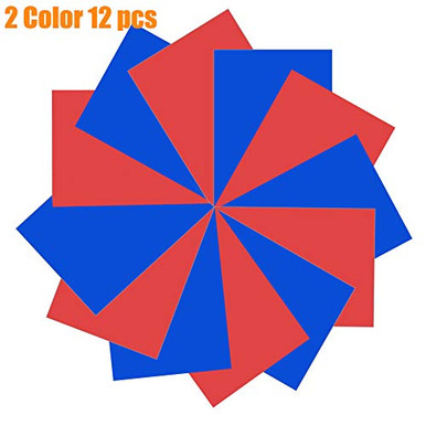 2 Color Iron-On Heat Transfer Vinyl HTV Starter Bundle Each One 12 x 10 ...