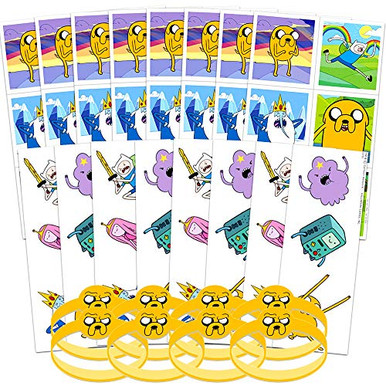 Adventure Time Party Favors Super Set ~ Bundle Includes Stickers ...