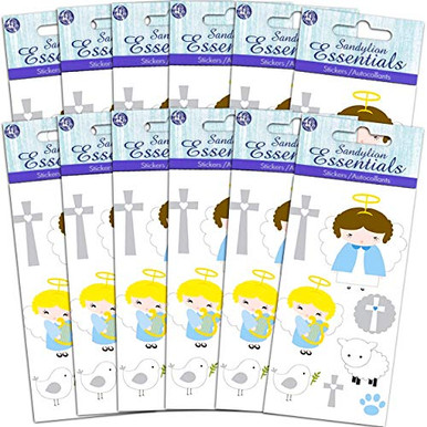 Religious Stickers for Kids Adults -- 12 Religious Sticker Sheets for ...