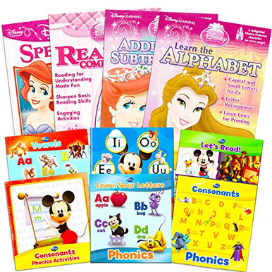 Disney Princess Kids Learning Activity Kit - Super Bundle Set Includes ...