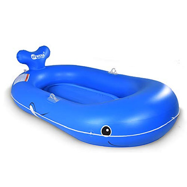 HIWENA Whale Inflatable Boat 73 inches Whale Pool Float for Kids and ...