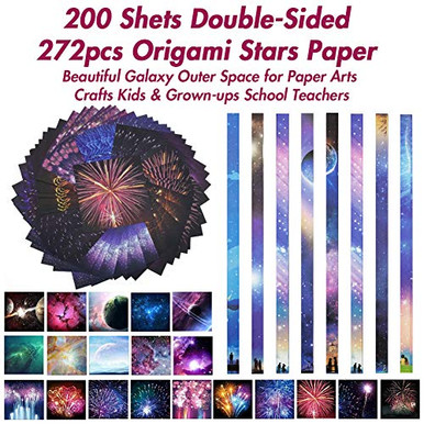 Koogel 472 Pcs Sky Origami Paper 6Inch Square Colored Paper Folding ...
