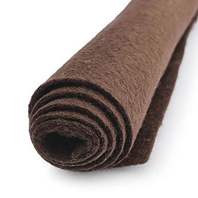 Brown Chocolate Brown Wool Felt Giant Sheet 35 Wool Blend 1 36x36 inch ...