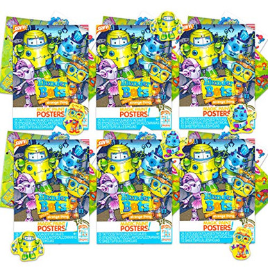 Robots Ultimate Party Favors Packs Bundle ~ 6 Sets with 87 Pcs Robot ...