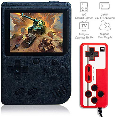 Kalolary Retro FC Handheld Game Console 400 Classic Games 3 Inch Screen ...