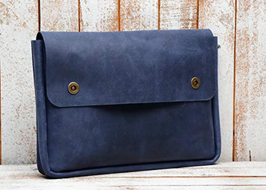 Genuine A4 Size Vintage Leather Folder Document Holder Office Paper ...