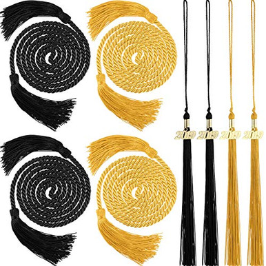 Graduation Tassel and Cord Set Include 4 Pieces Graduation Tassels and ...