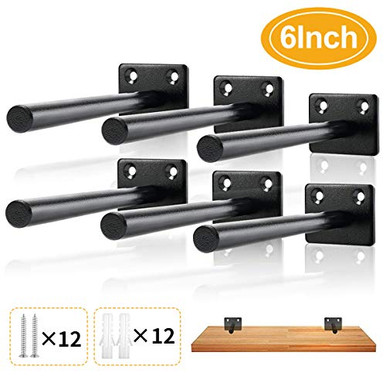 Heavy Duty Floating Shelf Brackets Hardware Hidden Shelf Brackets Blind ...