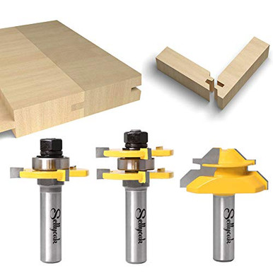 Tongue and Groove Router Bit Tool Set SellyOak 1 2 Shank Tongue ...