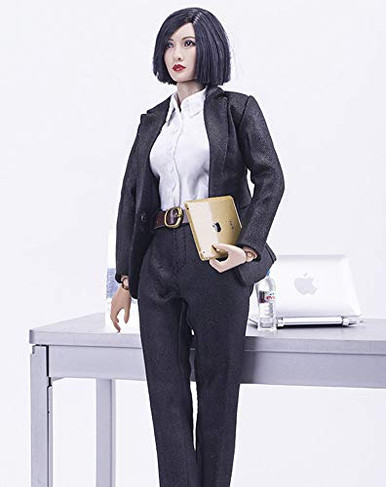 HiPlay 1 6 Scale Female Figure Doll Clothes Handmade Full Suit Jacket ...