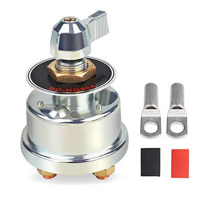 WATERWICH DC 8 60V Marine Battery Disconnect Switch Cut Shut Off Power ...