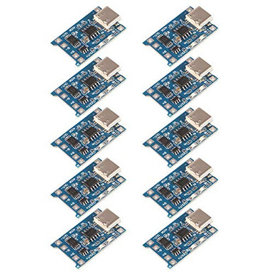 AITRIP 10pcs TP4056 Type c USB 5V 1A 18650 Lithium Battery Charger ...