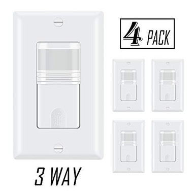 ECOELER 3 Way Motion Sensor Light Switch Multi Dual Pir Occupancy ...