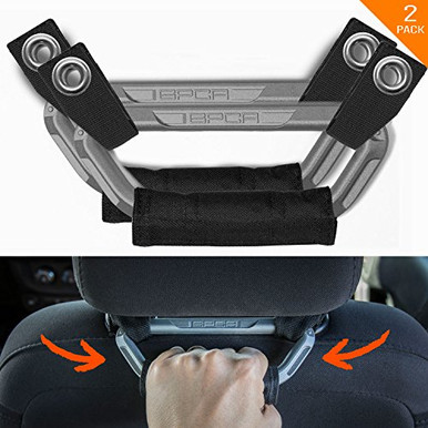 GPCA Headrest Grab Handles PRO Universal for Jeep Truck Sports Car Easy ...
