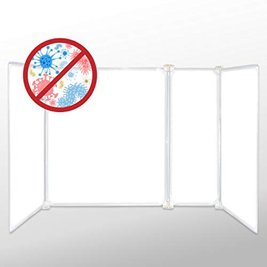 Odetina Transparent Partition Board Student Partition Class Tabletop ...