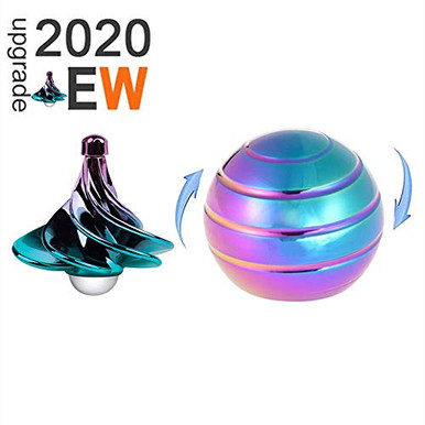 Kinetic Desk Toys Full Body Illusion Rotating Ball Kinetic Optical ...