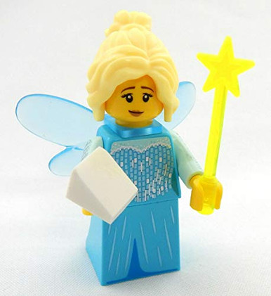 Booster Bricks Lego Tooth Fairy Minifigure in Blue Dress Cute Adorable ...