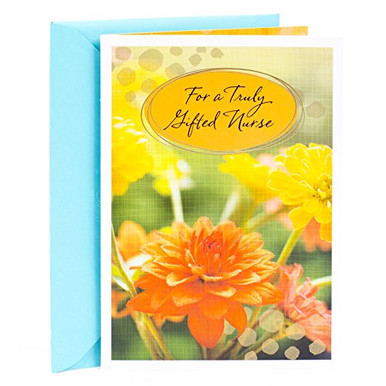 Hallmark Nurses Day Card for A Truly Gifted Nurse - Warehousesoverstock