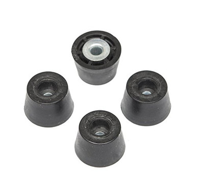 4 Super Small Extra Tall Round Rubber Feet Bumpers 370 H X 553 D Made ...