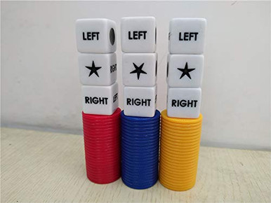 Left Right Center Dice Game Set Bundle 3 Set - Warehousesoverstock
