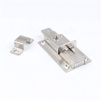 Stainless Steel Door Lock Bathroom Door Lock WC Dressing Room Spring ...
