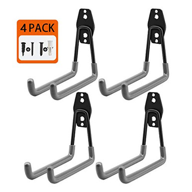 Garage Storage Hooks Heavy Duty Utility Wall Mount Garage Hooks Folding ...