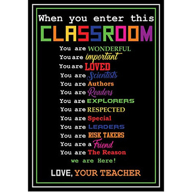 Classroom Door Poster Laminated Student Inspirational Posters for ...