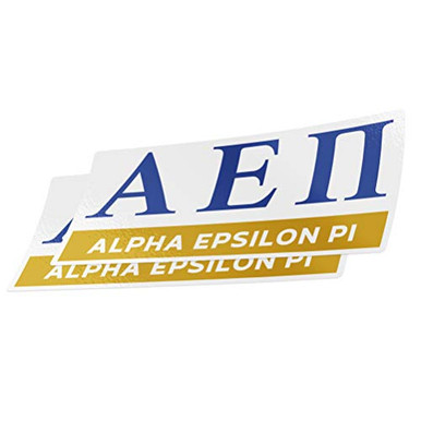 Desert Cactus Alpha Epsilon Pi 2-Pack Color Letter/Name Sticker Decal ...