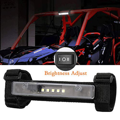 JP Technology Utv Led Dome Light Upgraded Universal Roll Bar Mount for ...