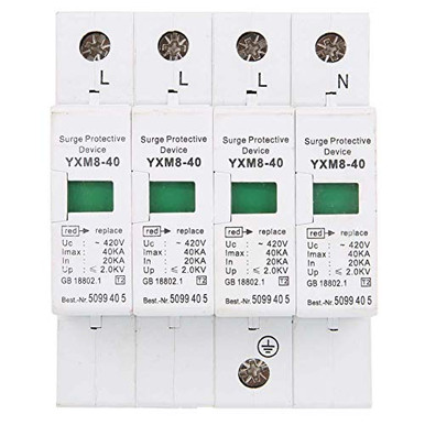4P 40KA House Surge Protector?Whole House Surge Protection?Low Voltage ...
