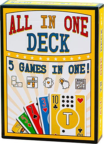 All in One Deck Hundreds of Games in One Deck of Cards Waterproof White ...