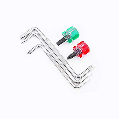 Offset Screwdriver Set Right Angle Phillips Screw Driver Flat Head Head ...