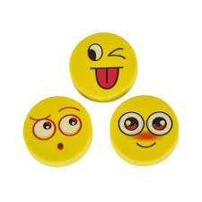 unioneer Fun Smiley Face Erasers Multiple Emotion Faces Creative for ...