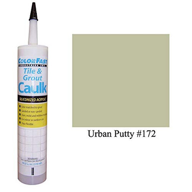 Color Fast Caulk Matched to Custom Building Products Urban Putty ...