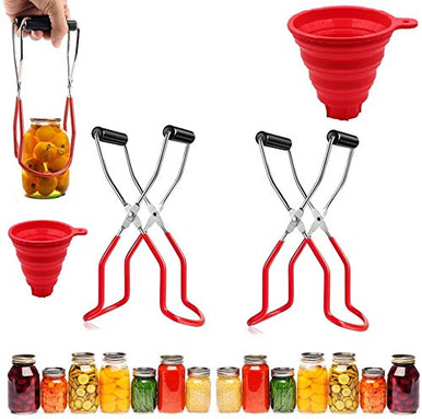 Household Canned Set Including Stainless Steel Canning Jar Lifter with ...