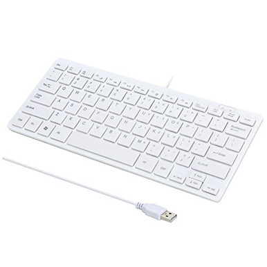MCSaite Mini 78 Keys Wired Keyboard with Keyboard Cover Computer keypad ...