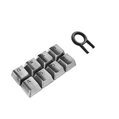 MioHHR FPS MOBA Gaming Keycaps Gaming Kit Stainless Steel Keycaps with ...