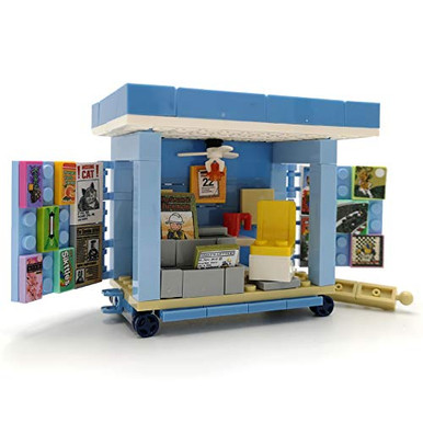 SPRITE WORLD Moveable Carts Streetscape Building Block Toy City Town ...