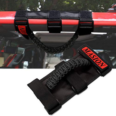 1 X Paracord Roll Bar Grab Handles Grip Handles 3 Straps Handles for 2 ...