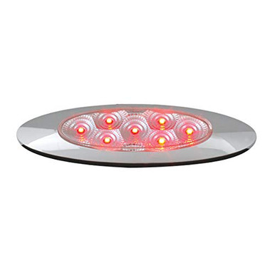 GG Grand General 77848 Red Clear LED Light Ultra Thin Spyder Y2K 7 High ...
